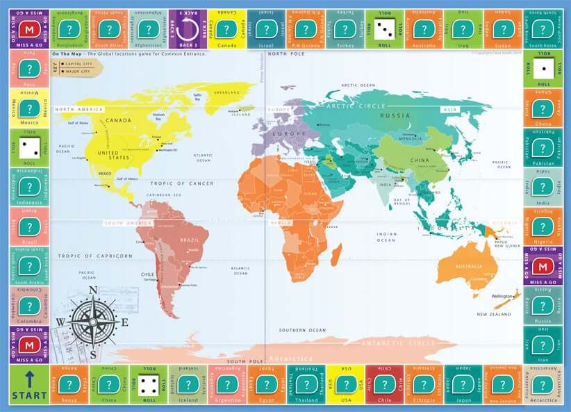 KS3 Geography | The Global Locations Game | Resources For Dyslexics
