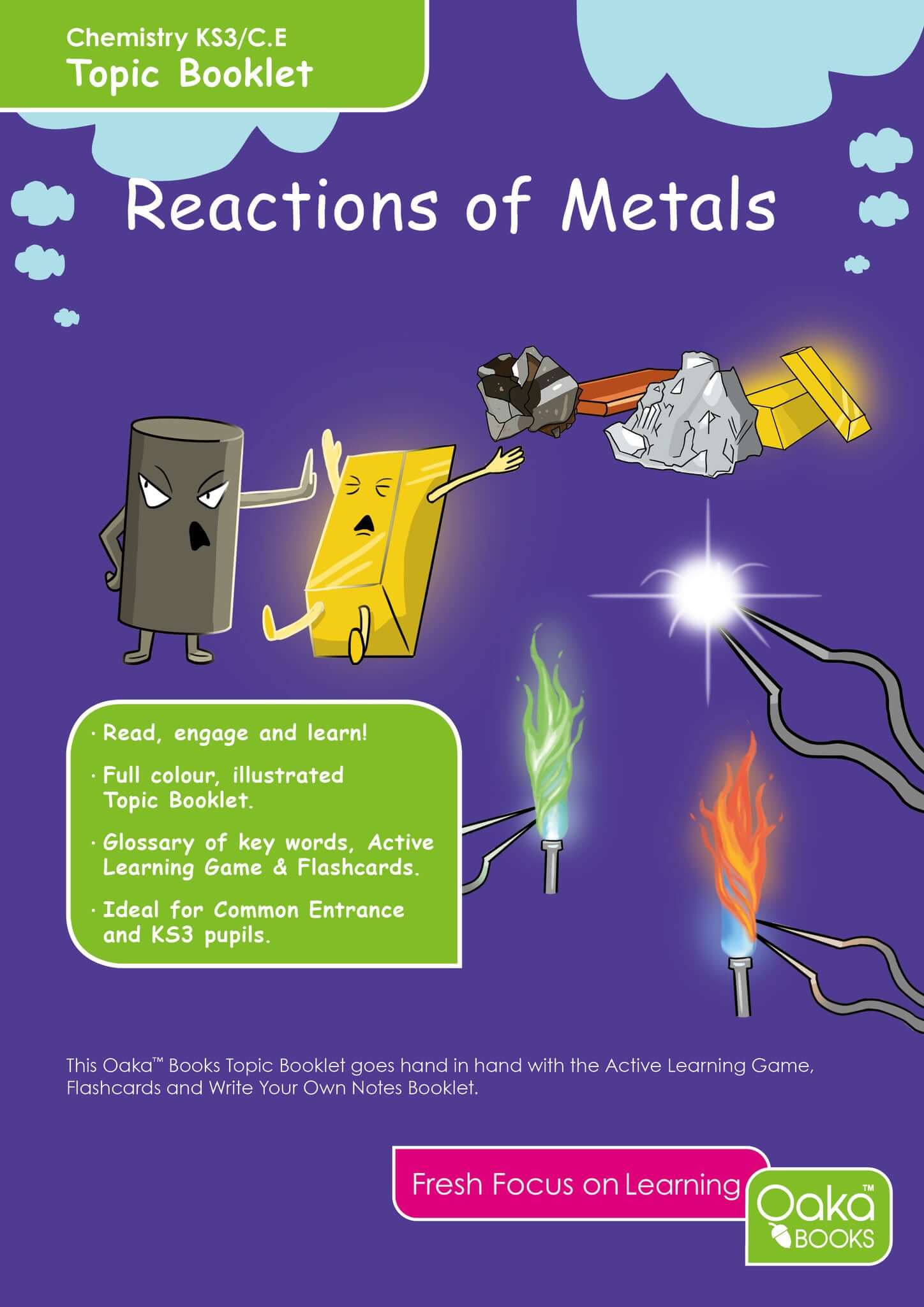 CE KS3 Chemistry: Reactions of Metals | Resources For Dyslexics