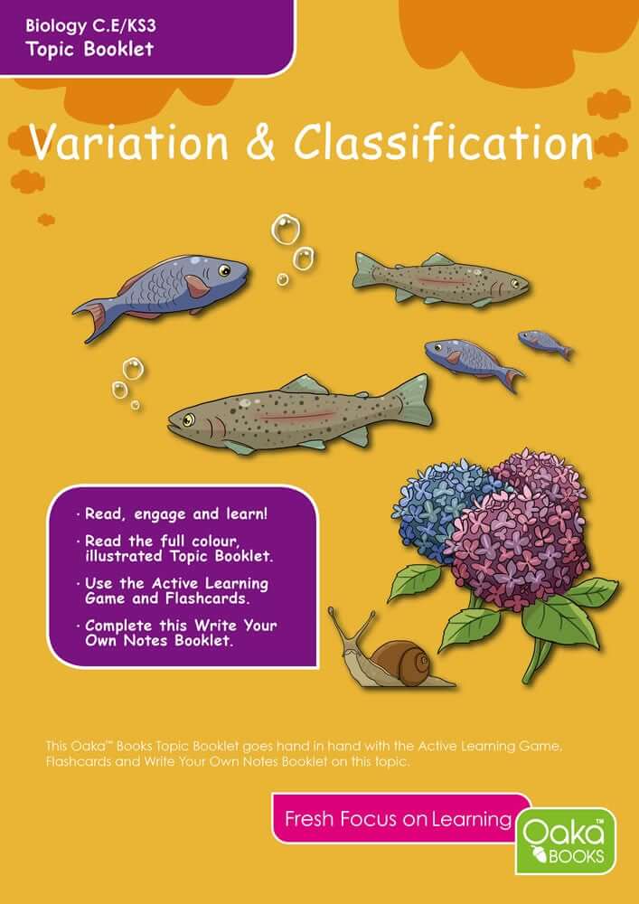 CE KS3 Biology: Variation & Classification | Resources For Dyslexics