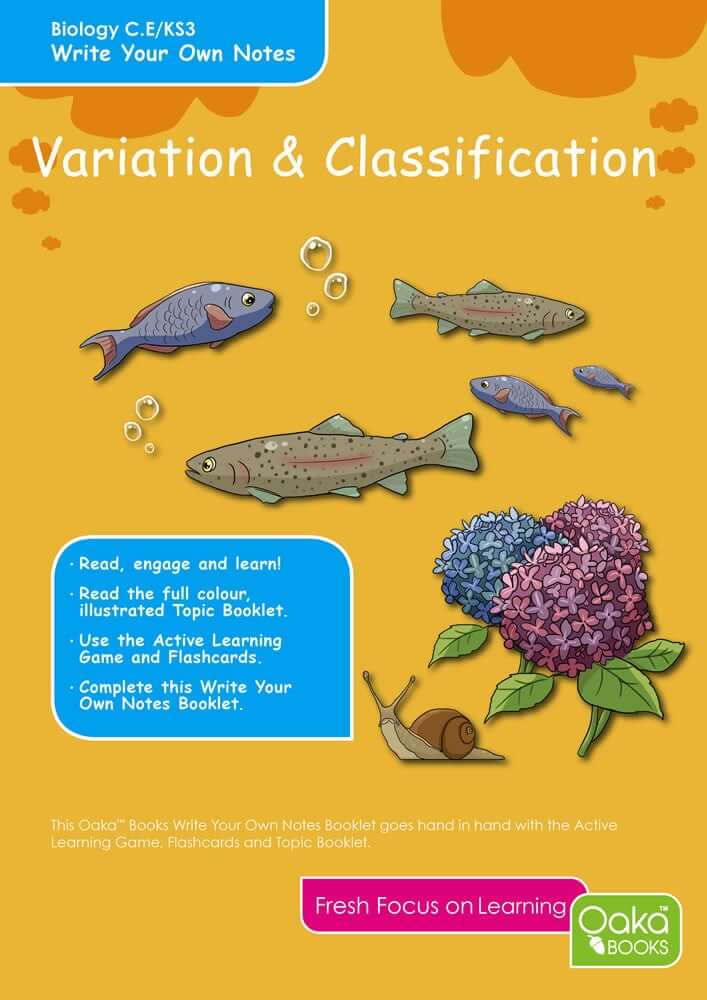 CE KS3 Biology: Variation & Classification | Resources For Dyslexics