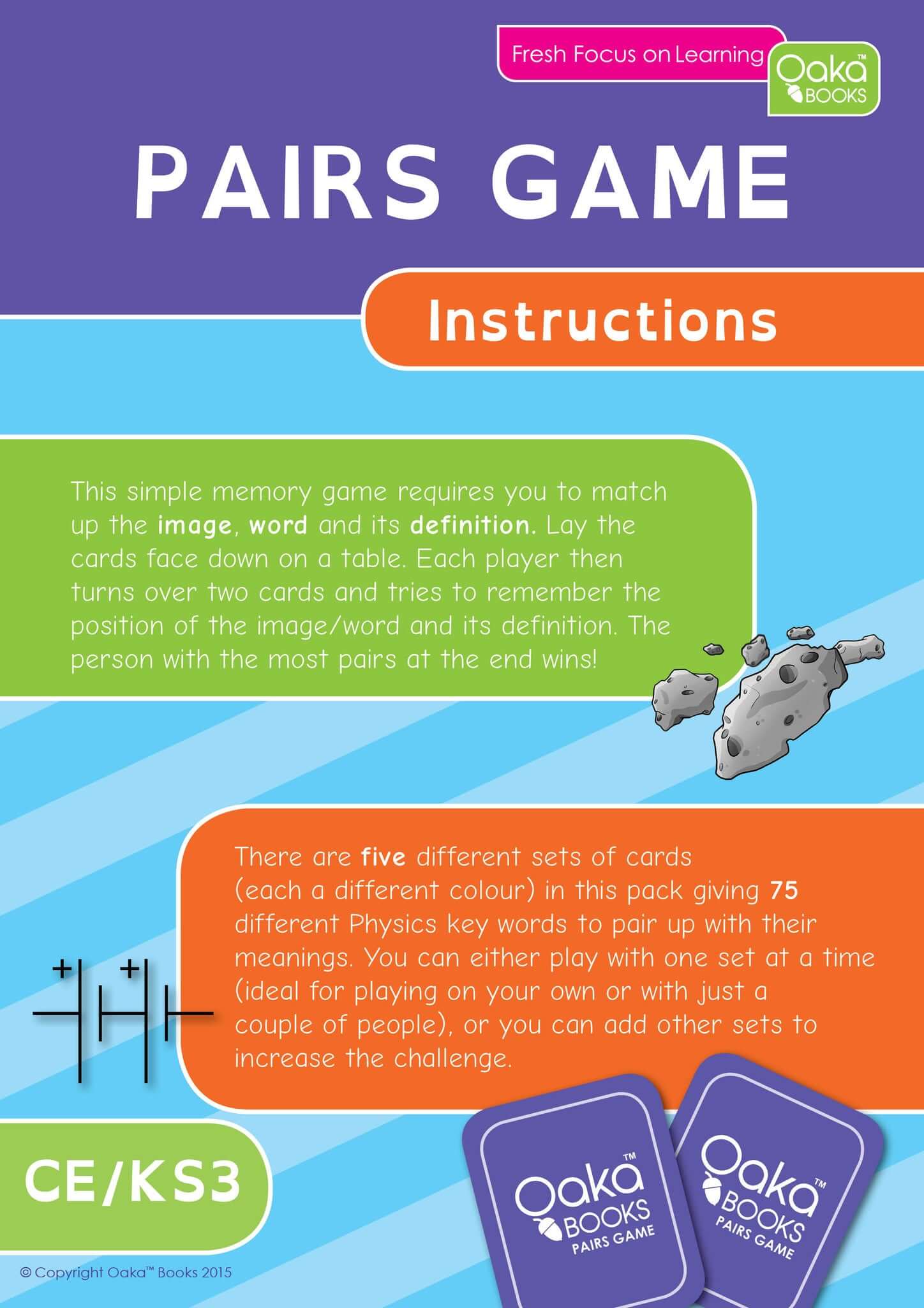 CE KS3 Physics | Pairs Revision Game | Resources For Dyslexics