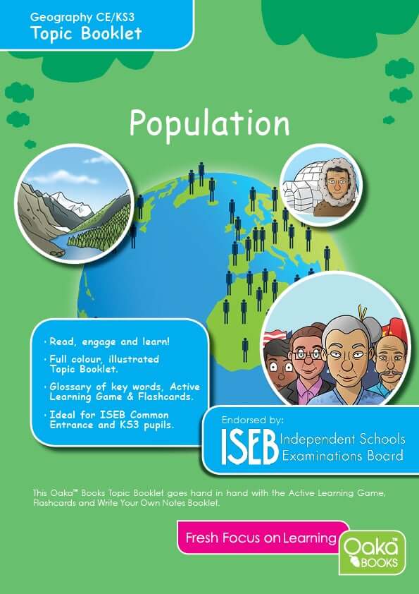 CE KS3 Geography: Population Revision Book | Resources For Dyslexics
