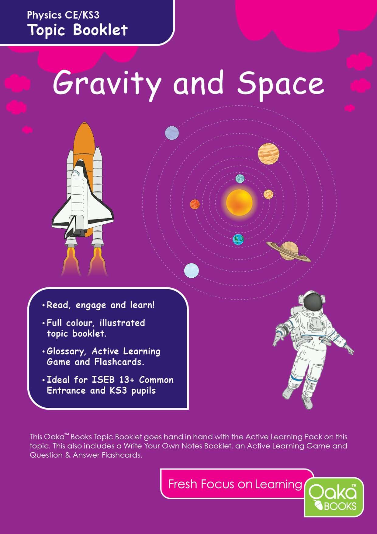 CE KS3 Physics: Gravity and Space | Revision Book | Resources For Dyslexics