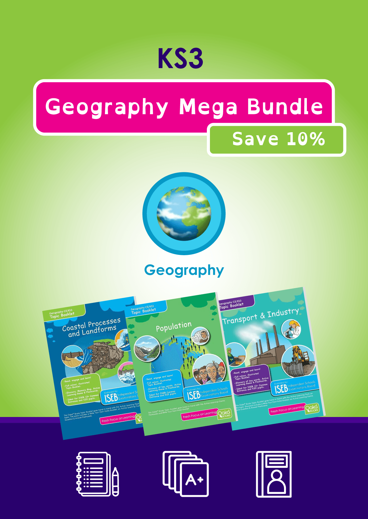 KS3 Geography Mega Bundle - Oaka Books