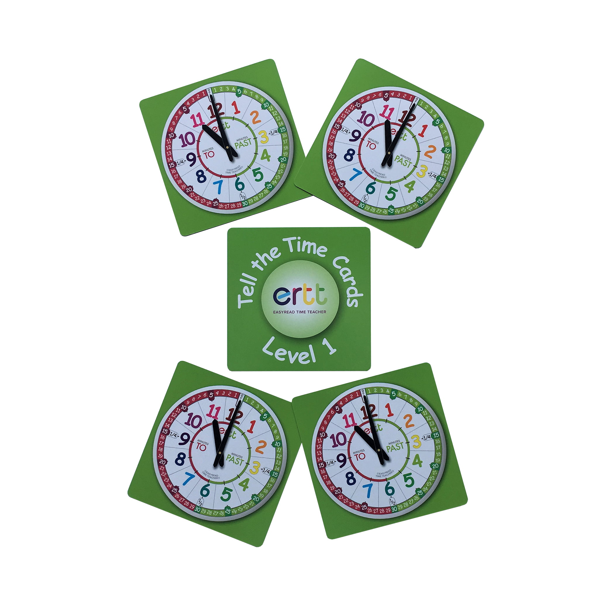 Tell the Time Card Game - Level 1 (Ages 5-7) - Oaka Books